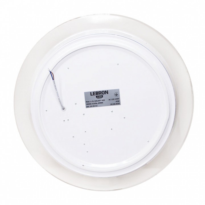 LED св-к LEBRON L-CL-GALAXY, max 45W, 3000K, 4100K, 6500K, 3200Lm, O455 ...